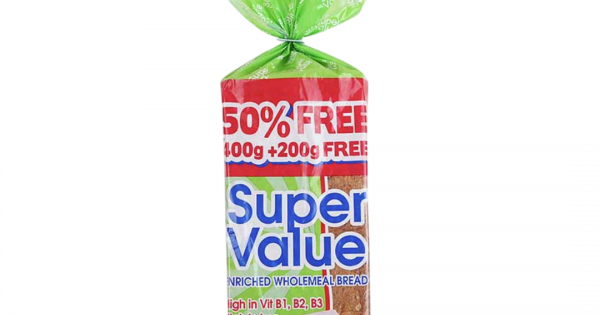 Bread - Wholemeal Supervalue (600g) HCS